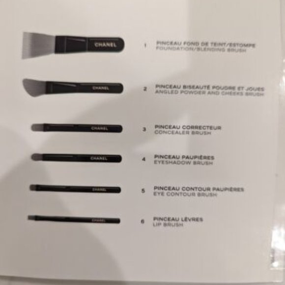 CHANEL | Makeup | Chanel Les Minis De Makeup Travel Brush Set With ...
